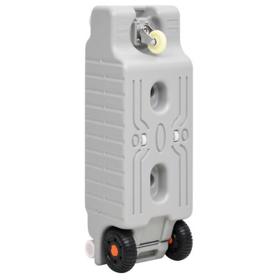vidaXL Wheeled Water Tank for Camping 75 L Grey | vidaXL.ie