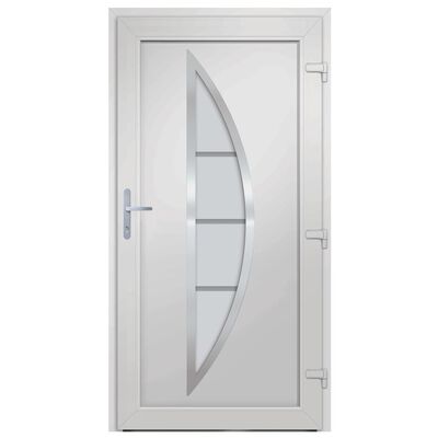 vidaXL Front Door White 98x190 cm PVC | vidaXL.ie