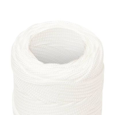 vidaXL Boat Rope Full White 2 mm 100 m Polypropylene | vidaXL.ie