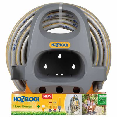Hozelock Hose Hanger with Hose and Starter Set 20 m | vidaXL.ie