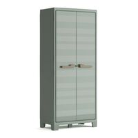 Keter Outdoor Storage Cabinet with Shelves Planet Jade Grey | vidaXL.ie