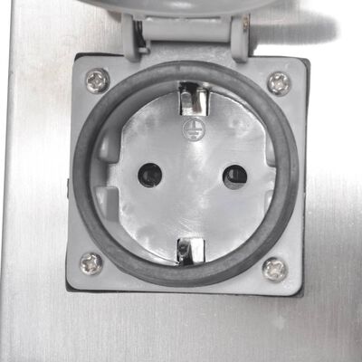 Stainless Steel Garden Socket Pillar | vidaXL.ie