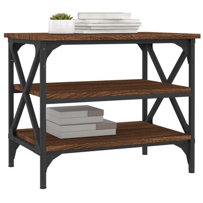 vidaXL Side Table Brown Oak 55x38x45 cm Engineered Wood | vidaXL.ie