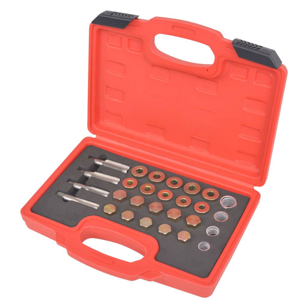vidaXL Oil Drain Plug Repair Kit 64 pcs Set M13 M15 M17 M20 | vidaXL.ie