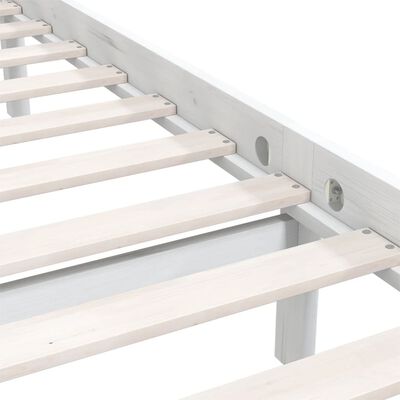 vidaXL Bed Frame White Solid Pinewood 100x200 cm | vidaXL.ie