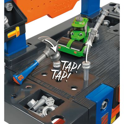 Smoby Kids Workbench Bob the Builder Blue and Orange | vidaXL.ie