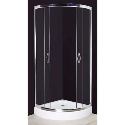 vidaXL Shower Enclosure 80 x 80 cm Curved | vidaXL.ie