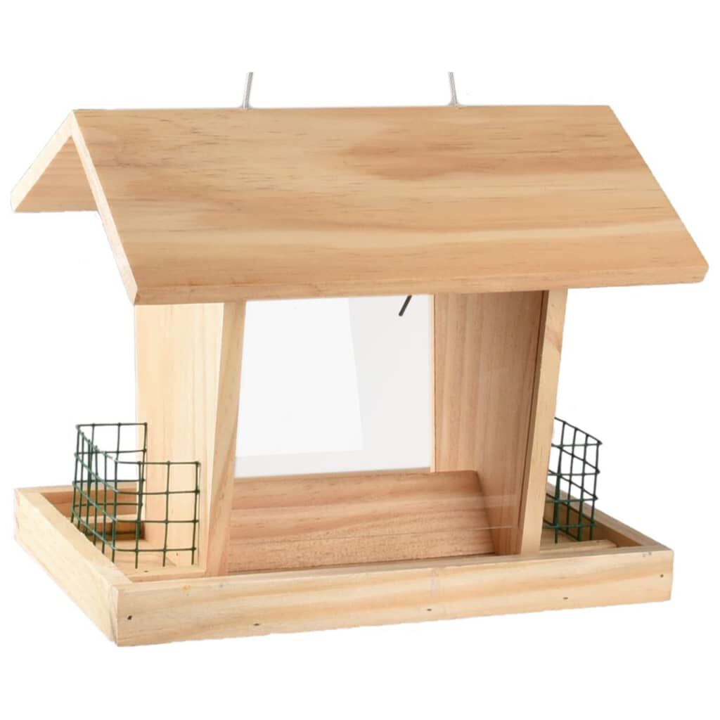 FLAMINGO Hanging Bird Feeder Silo Mado Natural | vidaXL.ie