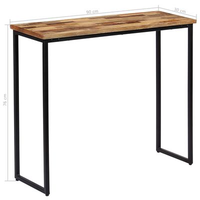 vidaXL Console Table Solid Reclaimed Teak 90x30x76 cm | vidaXL.ie