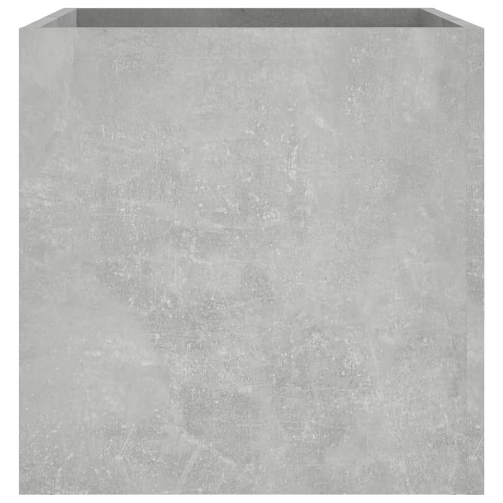vidaXL Planter Box Concrete Grey 40x40x40 cm Engineered Wood | vidaXL.ie
