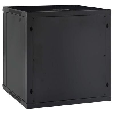 vidaXL 12U Wall Mounted Network Cabinet 19 IP20 600x600x640 mm | vidaXL.ie