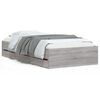 vidaXL Bed Frame with Drawers Sonoma Oak 75x190 cm Small Single ...