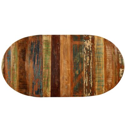vidaXL Dining Table Solid Reclaimed Wood and Steel 180 cm | vidaXL.ie