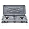 Gimeg 3-Burner Gas Cooker Steel Grey | vidaXL.ie