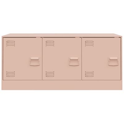 vidaXL TV Cabinet Pink 99x39x44 cm Steel | vidaXL.ie
