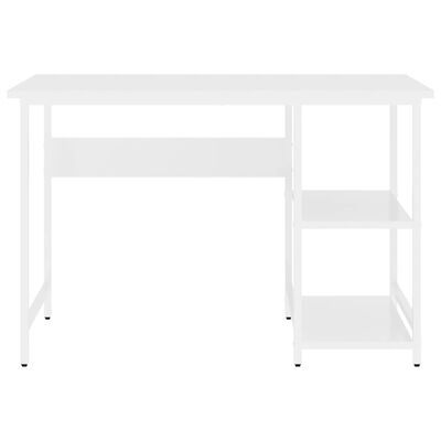 vidaXL Computer Desk White 105x55x72 cm MDF and Metal | vidaXL.ie