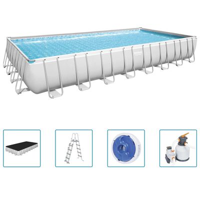 Bestway Power Steel Swimming Pool Set 956x488x132 cm | vidaXL.ie