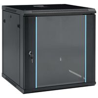 vidaXL 12U Wall Mounted Network Cabinet 19 IP20 600x600x640 mm | vidaXL.ie