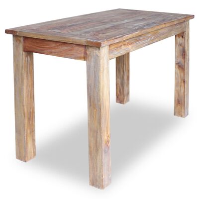 vidaXL Dining Table Solid Reclaimed Wood 120x60x77 cm | vidaXL.ie