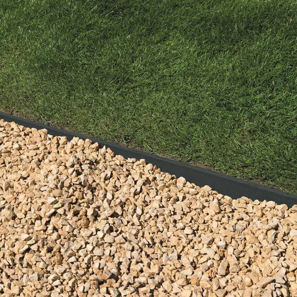 Ubbink Garden Border Edging 14cmx15m 7mm Black | vidaXL.ie