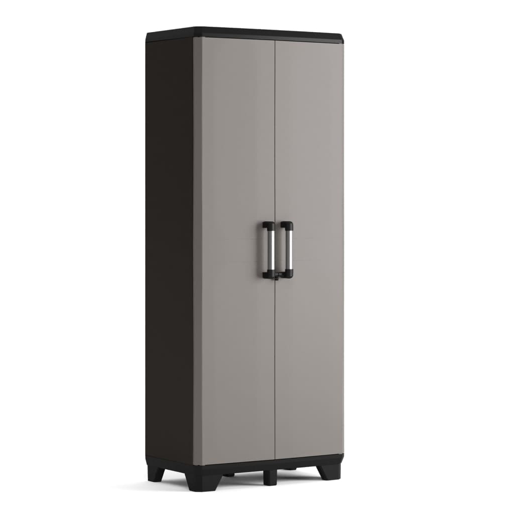 Keter Storage Cabinet with Shelves Pro Black and Grey | vidaXL.ie