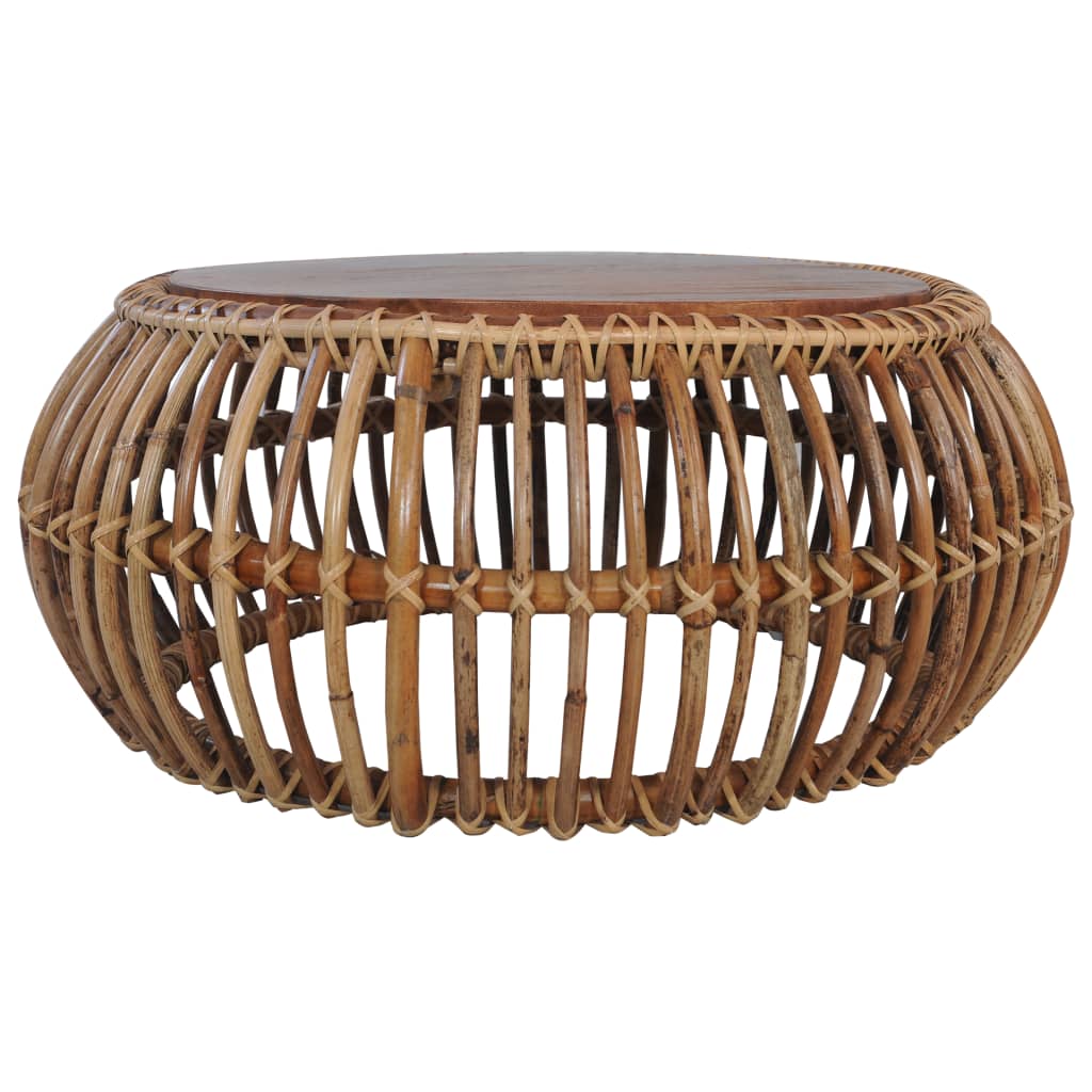 vidaXL Coffee Tables 2 pcs Natural Rattan | vidaXL.ie