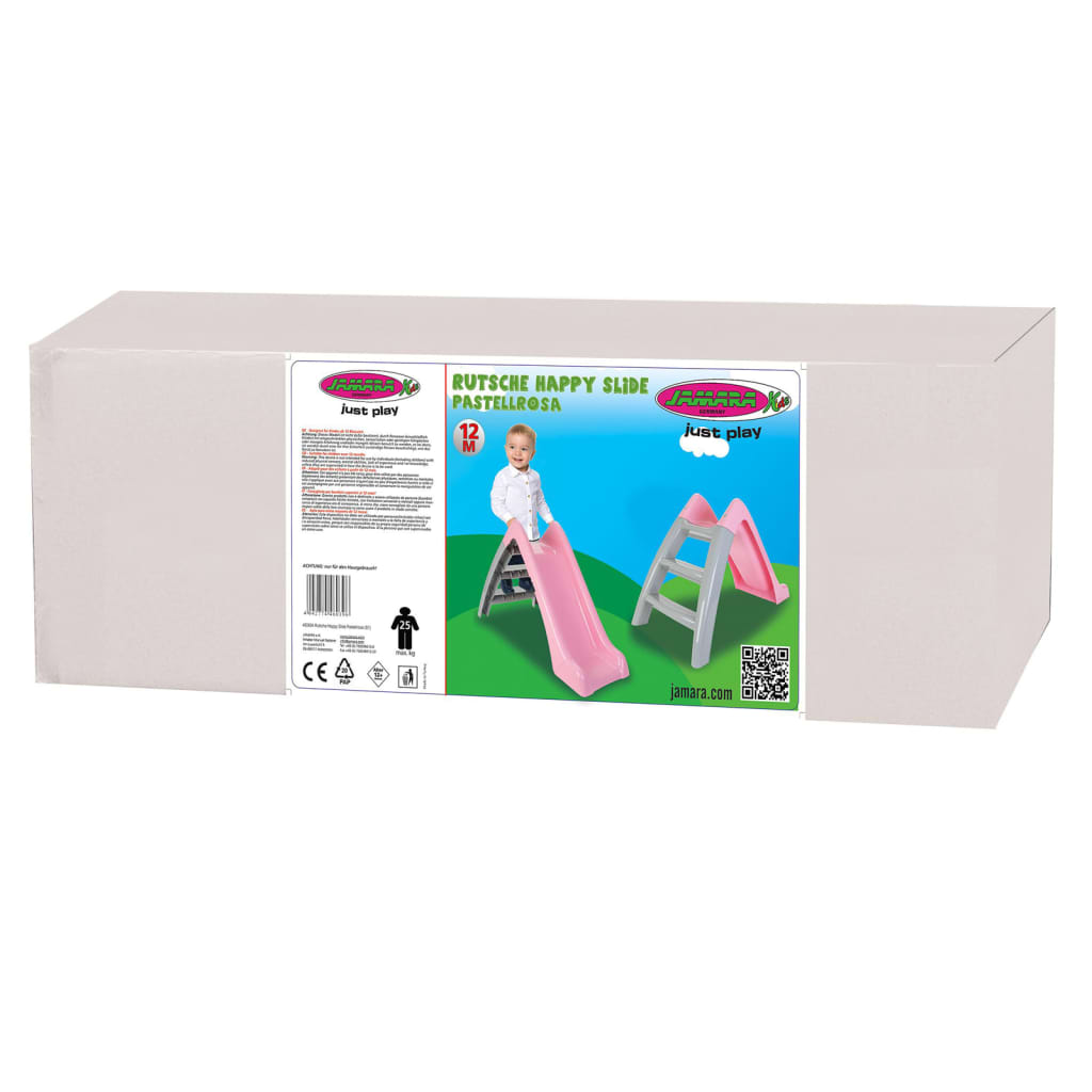 JAMARA Kids Slide Happy Slide Pastel Pink | vidaXL.ie