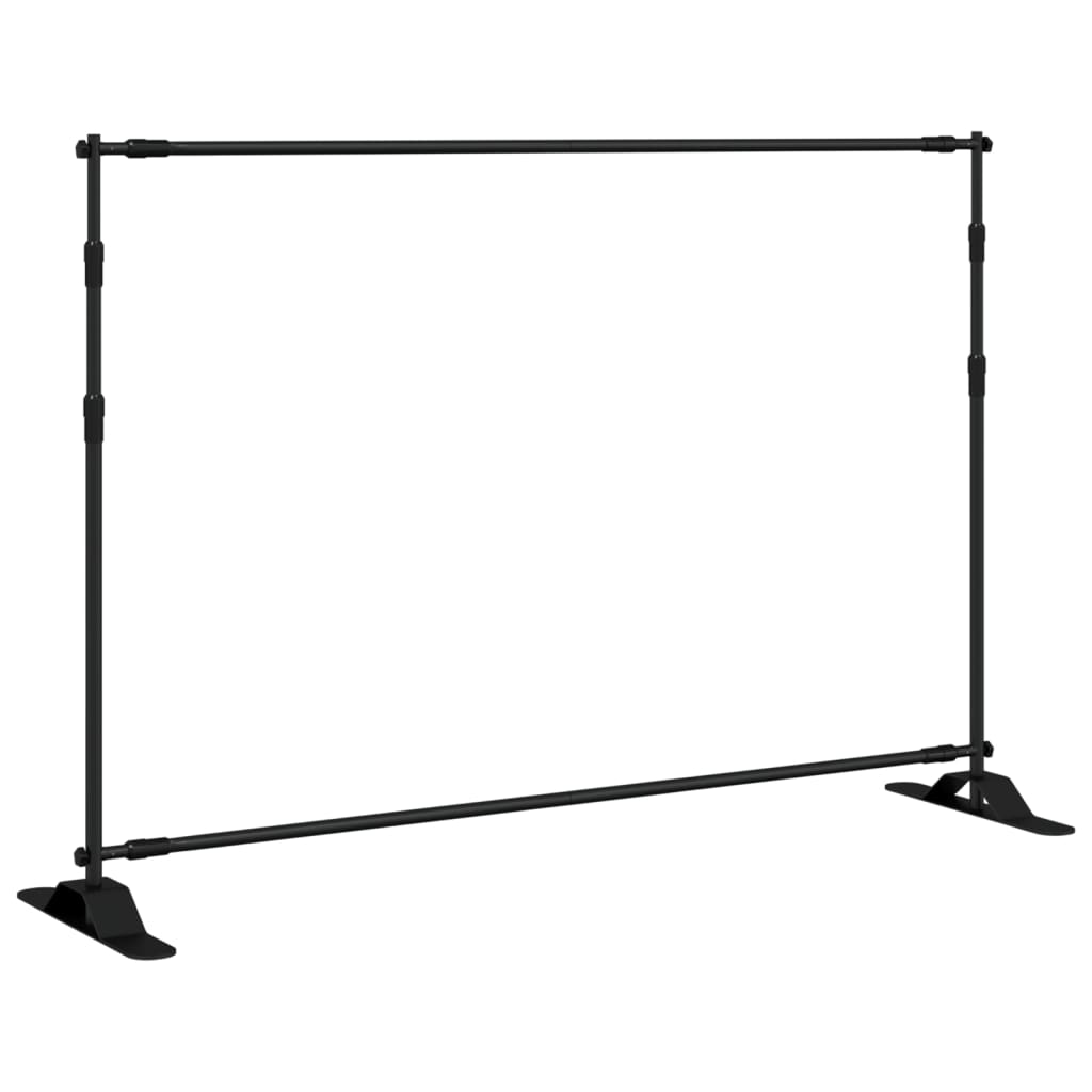 vidaXL Backdrop Stand Black 305x243 cm Steel | vidaXL.ie