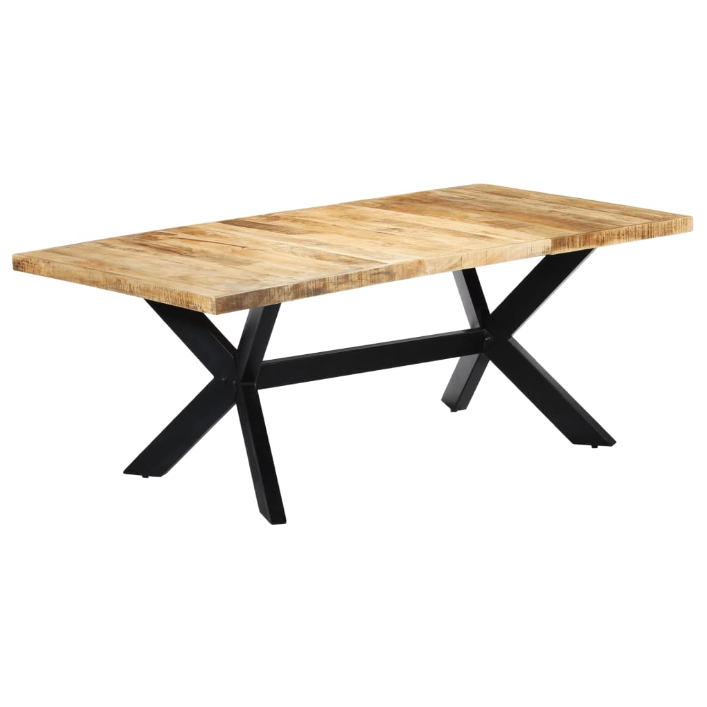 vidaXL Dining Table 200x100x75 cm Solid Mango Wood | vidaXL.ie