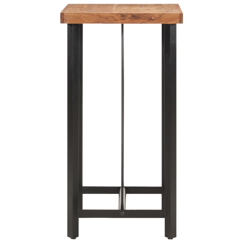vidaXL Bar Table 55x55x107 cm Solid Wood Acacia and Iron | vidaXL.ie