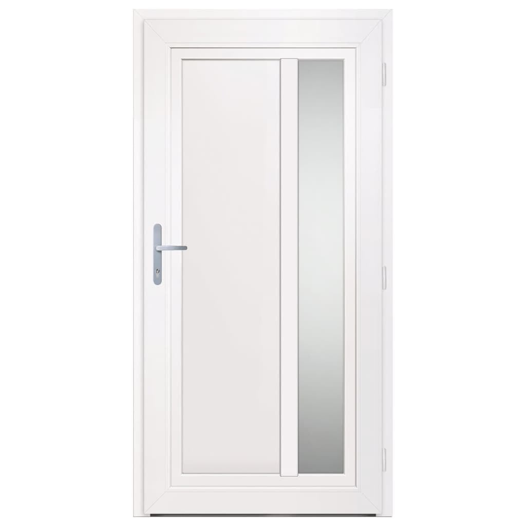 vidaXL Front Door Anthracite 108x208 cm PVC | vidaXL.ie