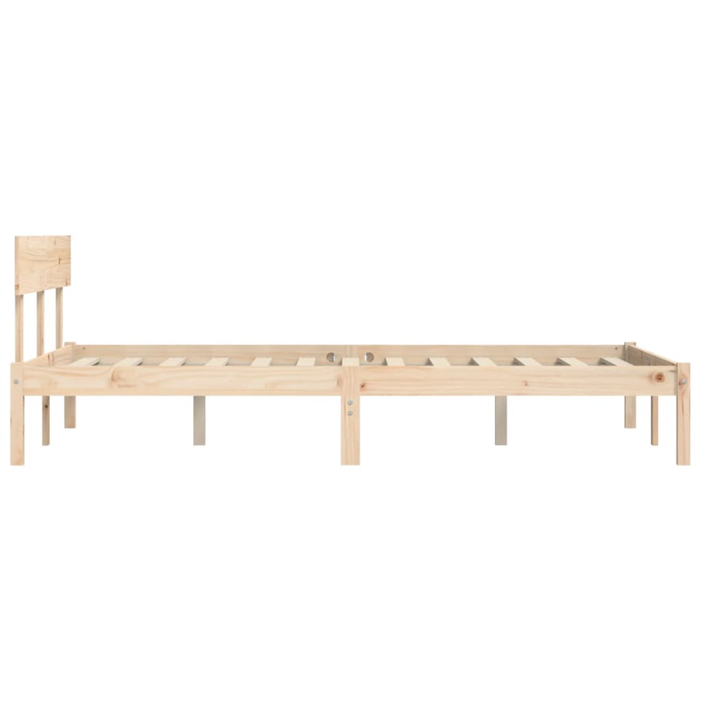 vidaXL Bed Frame 120x200 cm Solid Wood Pine | vidaXL.ie