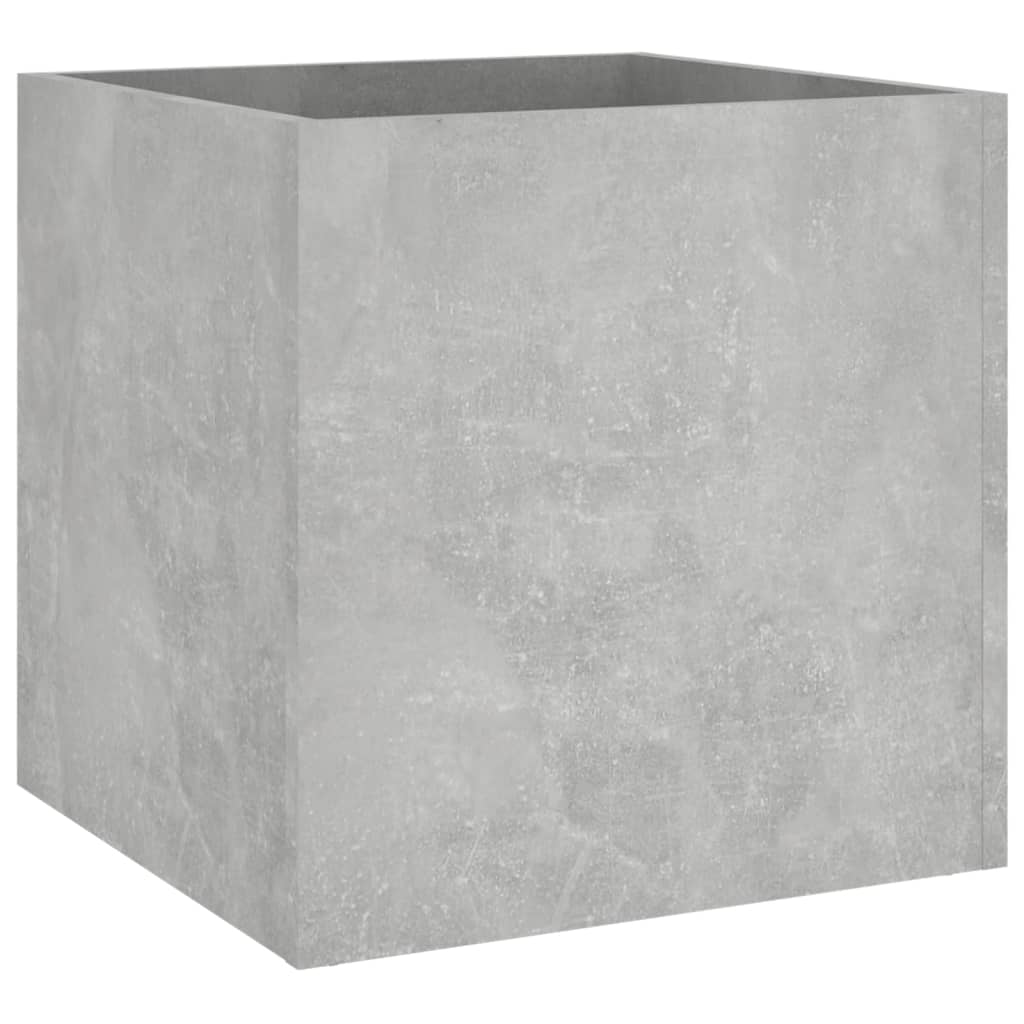 vidaXL Planter Box Concrete Grey 40x40x40 cm Engineered Wood | vidaXL.ie