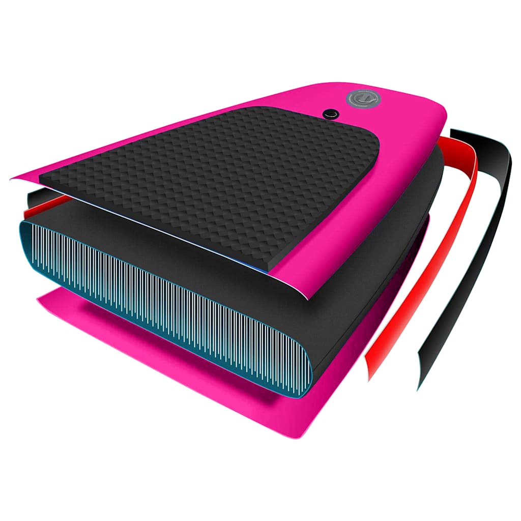 vidaXL Inflatable Stand Up Paddleboard Set 366x76x15 cm Pink | vidaXL.ie