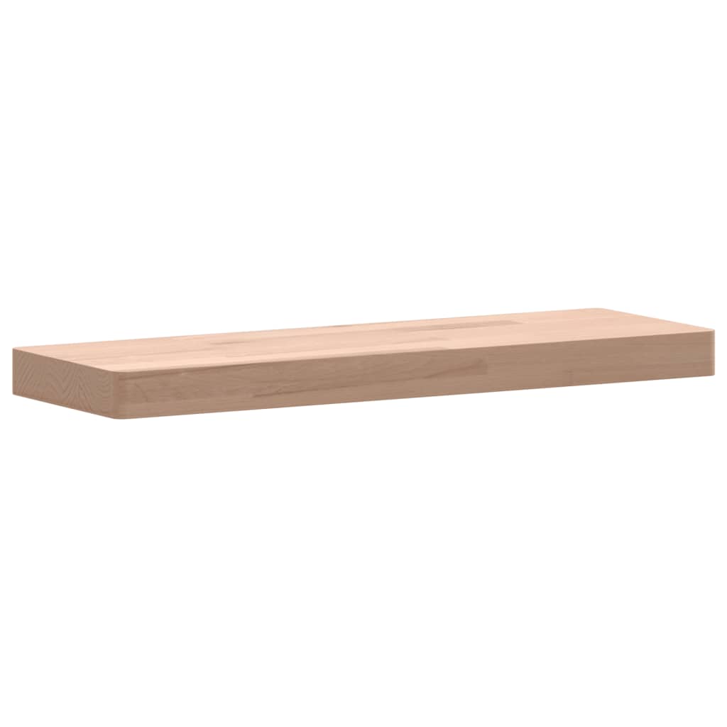 vidaXL Wall Shelf 60x20x4 cm Solid Wood Beech | vidaXL.ie