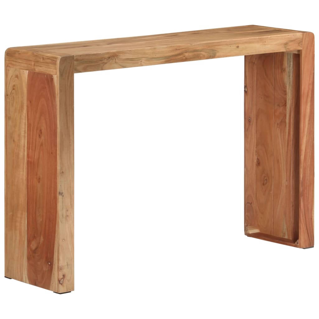 vidaXL Console Table 110x30x76 cm Solid Wood Acacia | vidaXL.ie