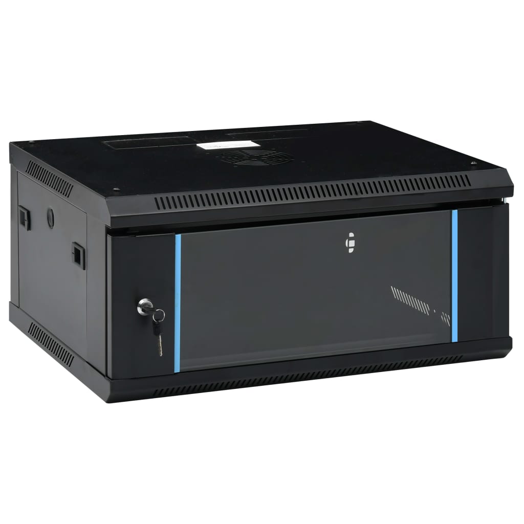 vidaXL 4U Wall Mounted Network Cabinet 19 IP20 600x450x285 mm | vidaXL.ie