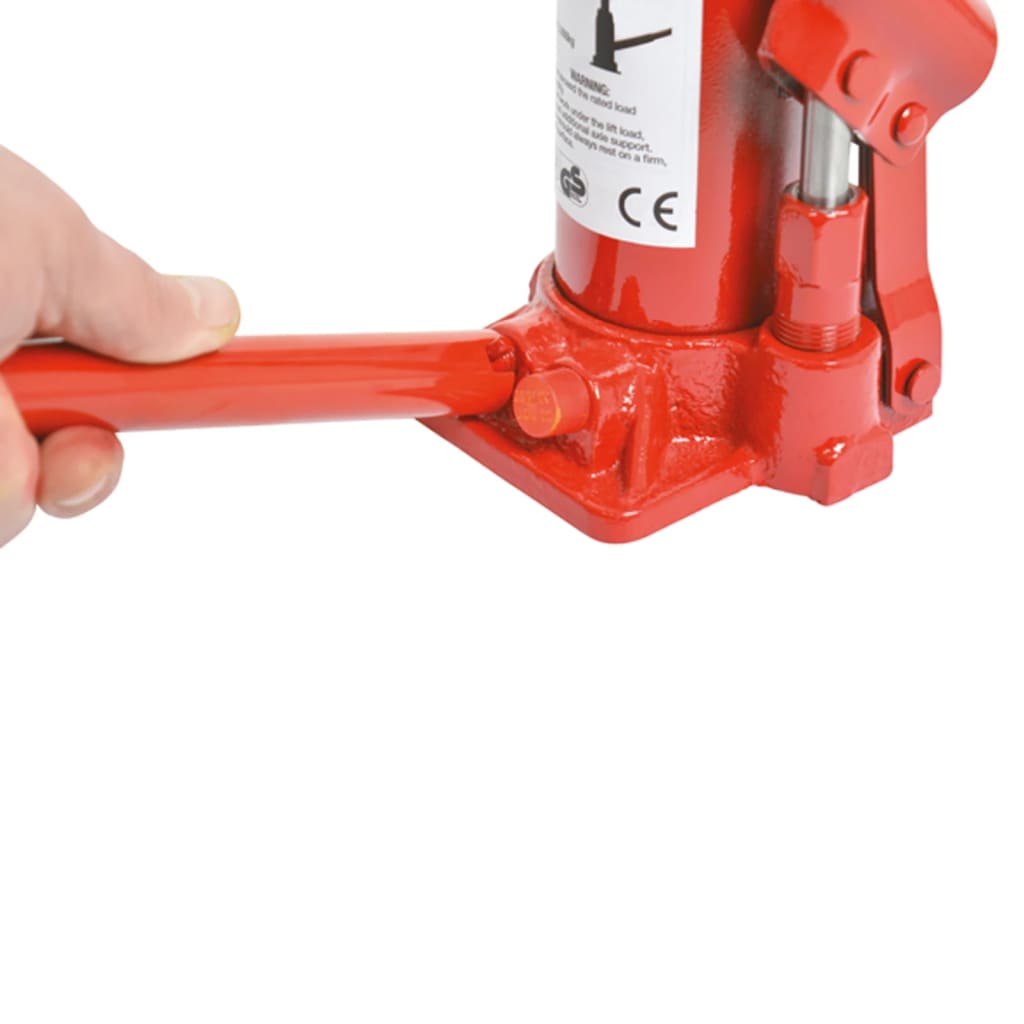 Carpoint Hydraulic Bottle Jack 5000 kg Red | vidaXL.ie