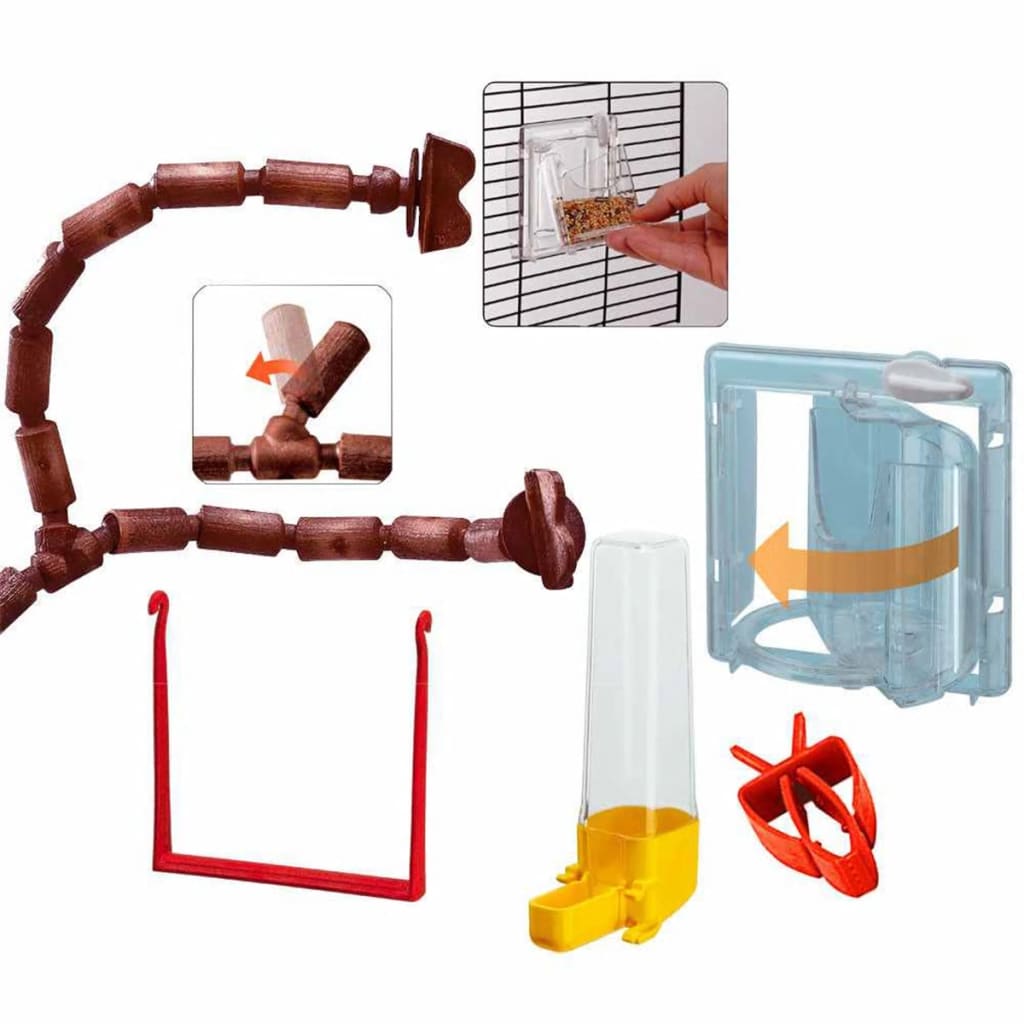 Ferplast Birdcage Giulietta 6 81x41x64 cm 52067217 | vidaXL.ie