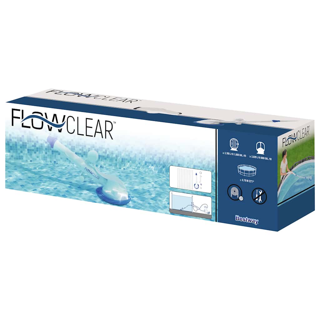 Bestway Flowclear Automatic Vacuum Cleaner AquaSweeper | vidaXL.ie