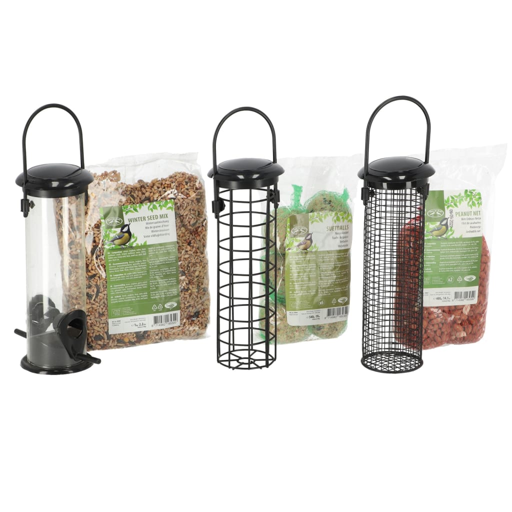 Esschert Design Complete Bird Feeder Set S 3 pcs | vidaXL.ie