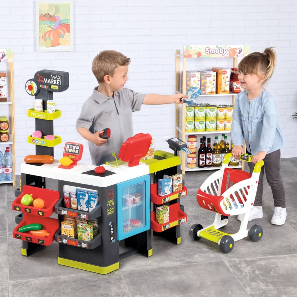 Smoby Play Supermarket Maxi 60x80x89 cm | vidaXL.ie