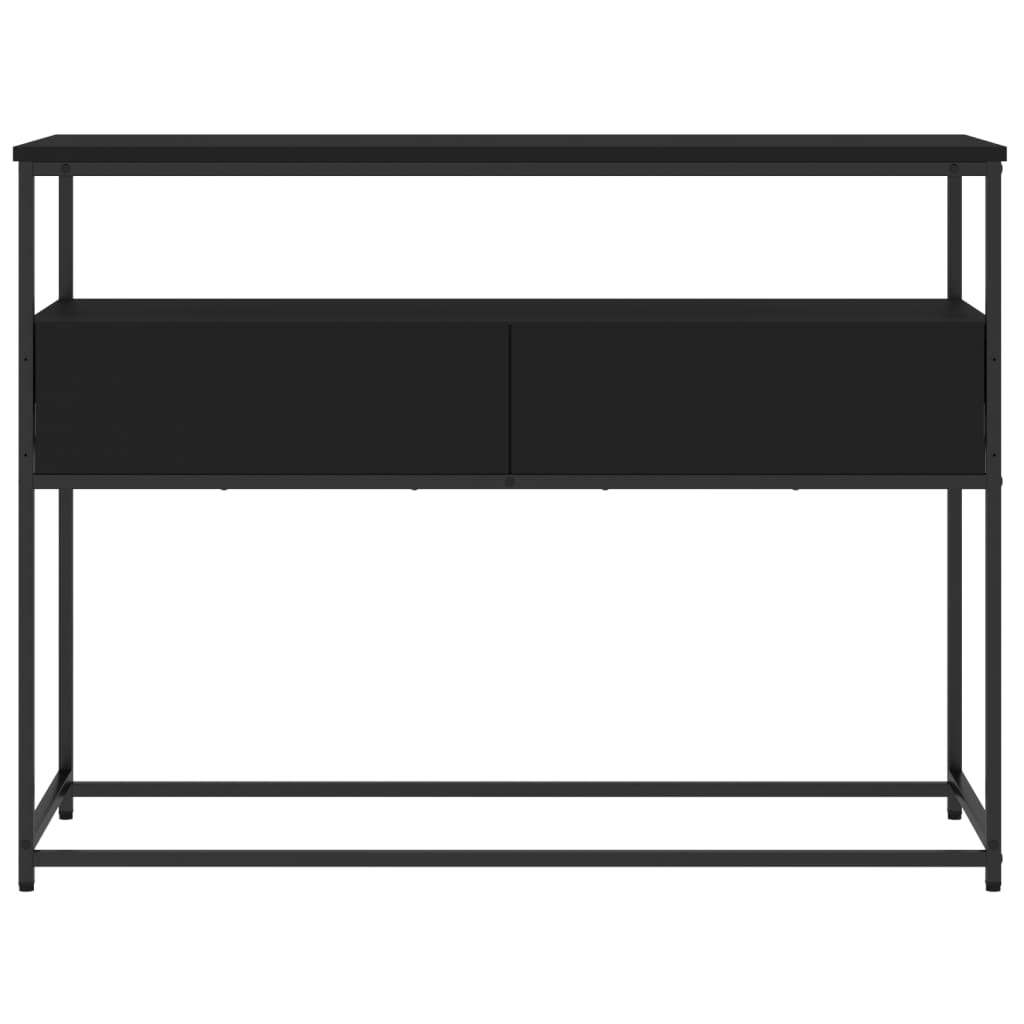 vidaXL Console Table Black 100x40x75 cm Engineered Wood | vidaXL.ie