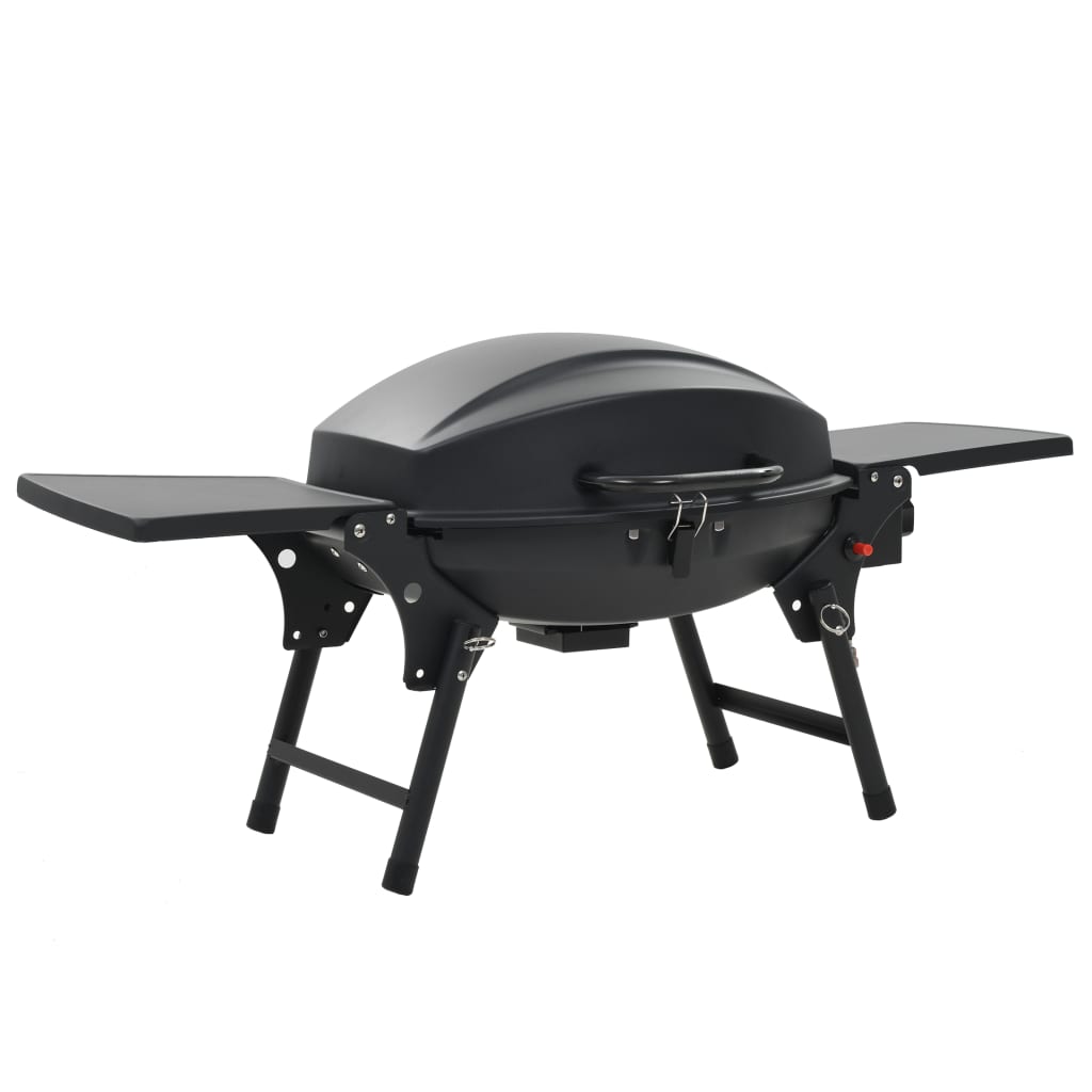vidaXL Portable Gas BBQ Grill with Cooking Zone Black | vidaXL.ie