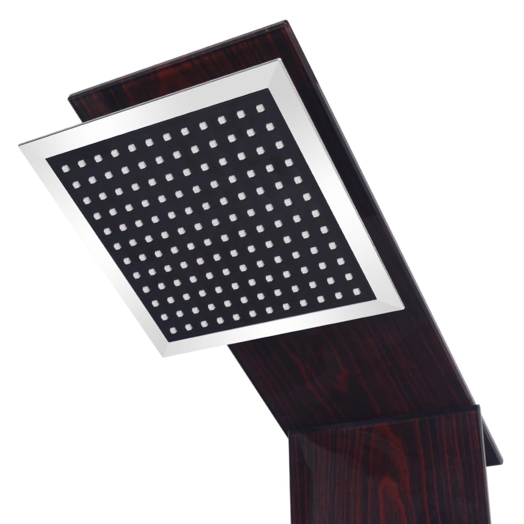 vidaXL Shower Panel System Glass Brown | vidaXL.ie
