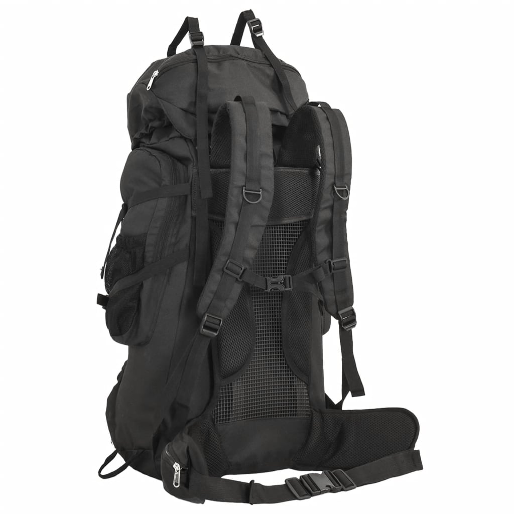 vidaXL Hiking Backpack Black 80 L Oxford Fabric | vidaXL.ie