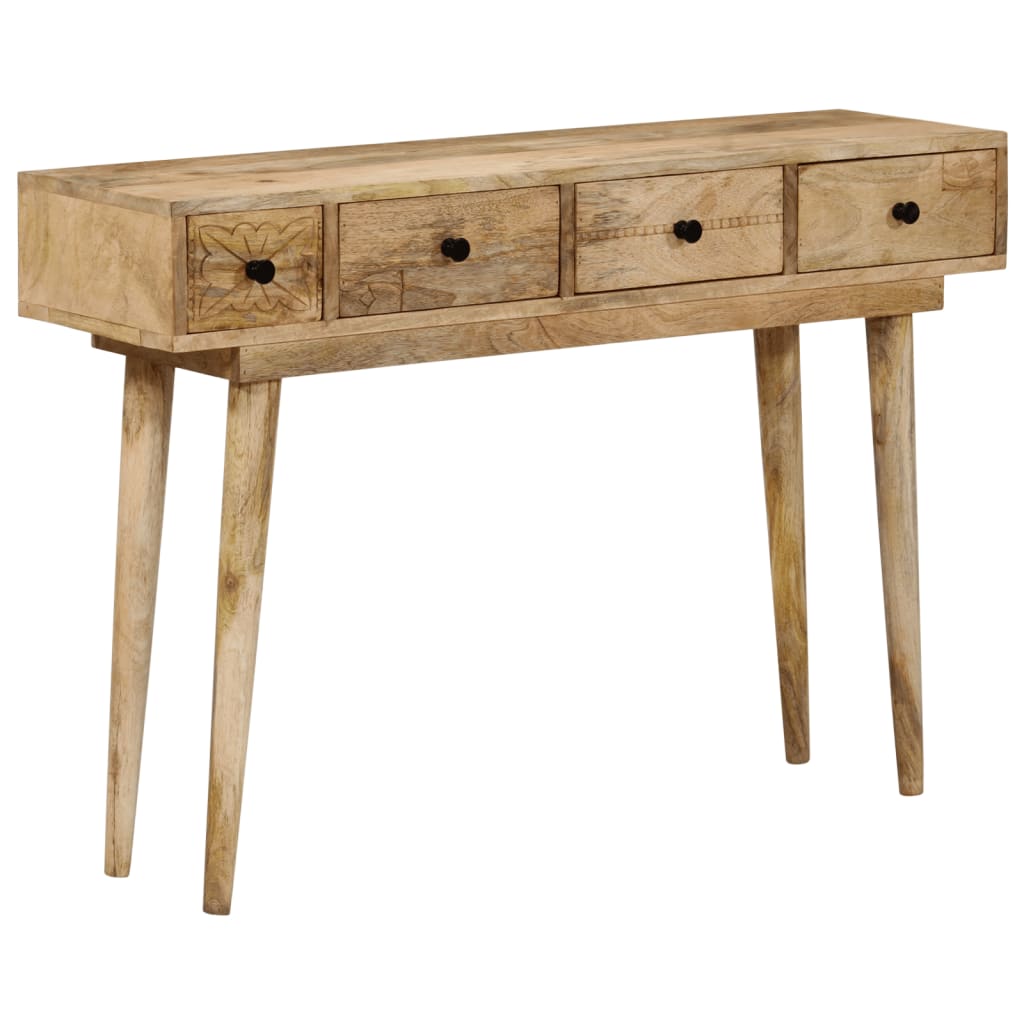 vidaXL Console Table 110x30x75 cm Solid Wood Mango | vidaXL.ie