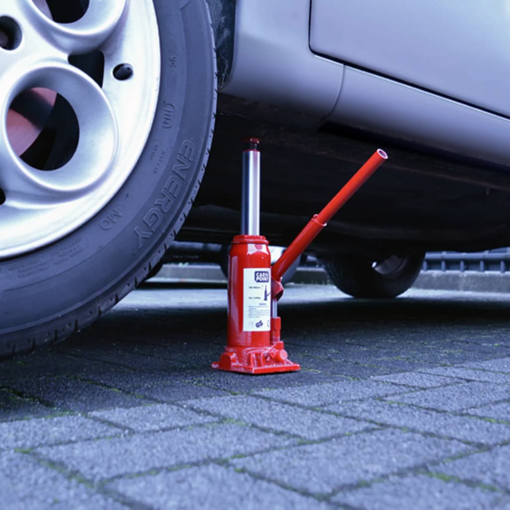 Carpoint Hydraulic Bottle Jack 5000 kg Red | vidaXL.ie
