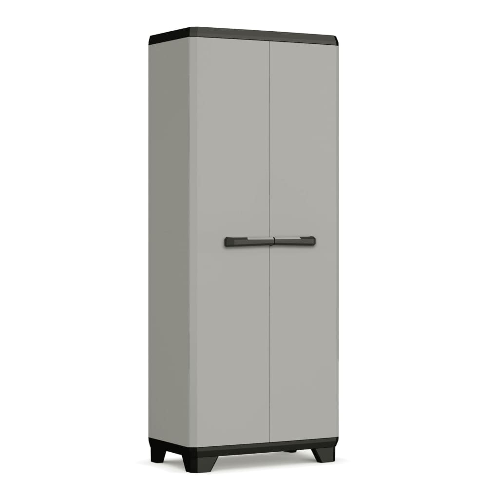 Keter Multi-purpose Storage Cabinet Planet Grey and Black | vidaXL.ie