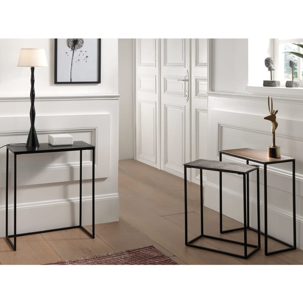 Rousseau 3 Piece Side Table Set Triplex Metal Multicolour | vidaXL.ie